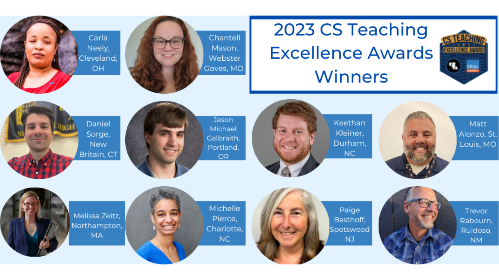 CSTA Awards & Recognition - Computer Science Teachers Association