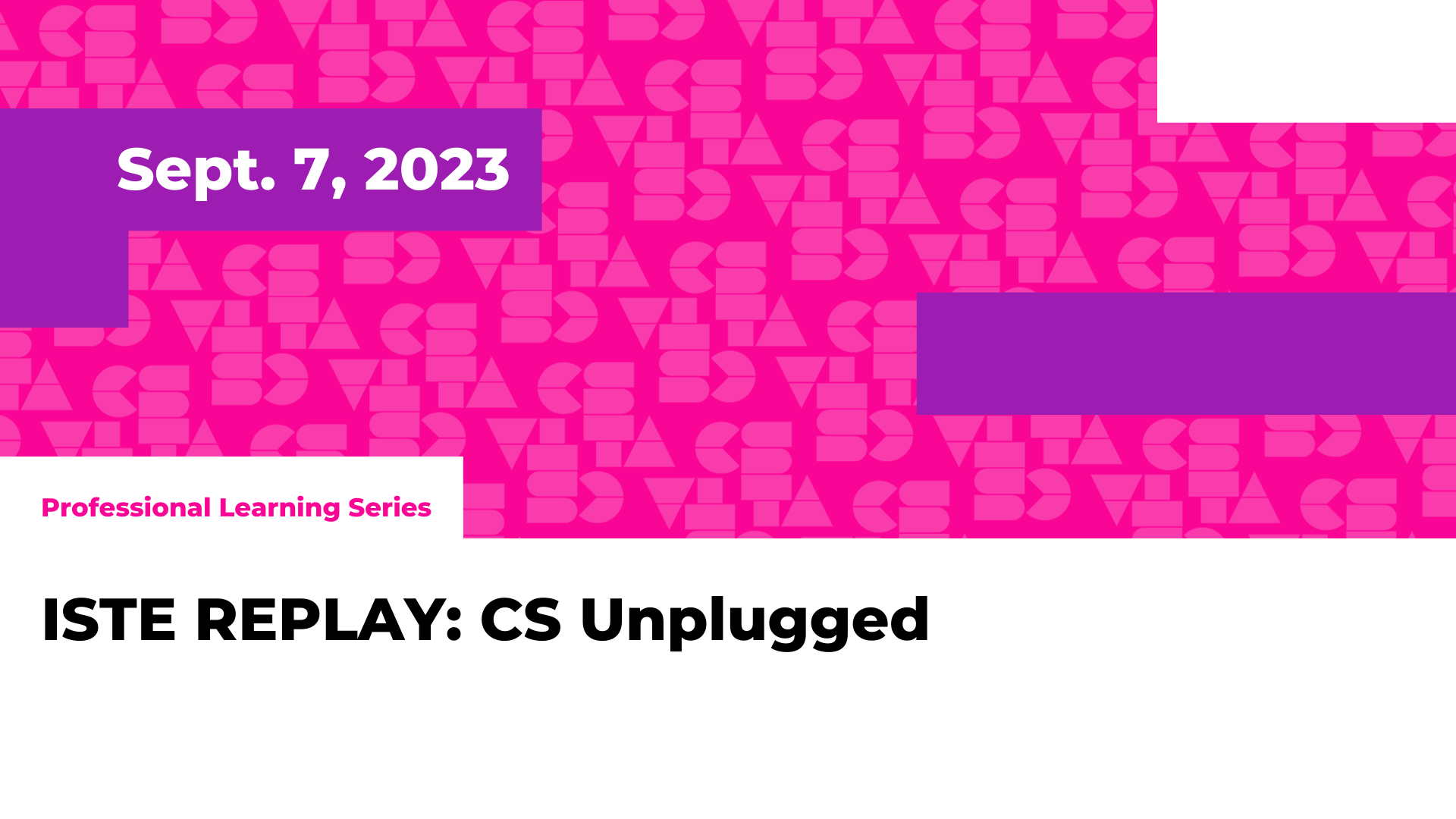 Computer Science Teachers Association Connect, Grow, & Share With CS ...